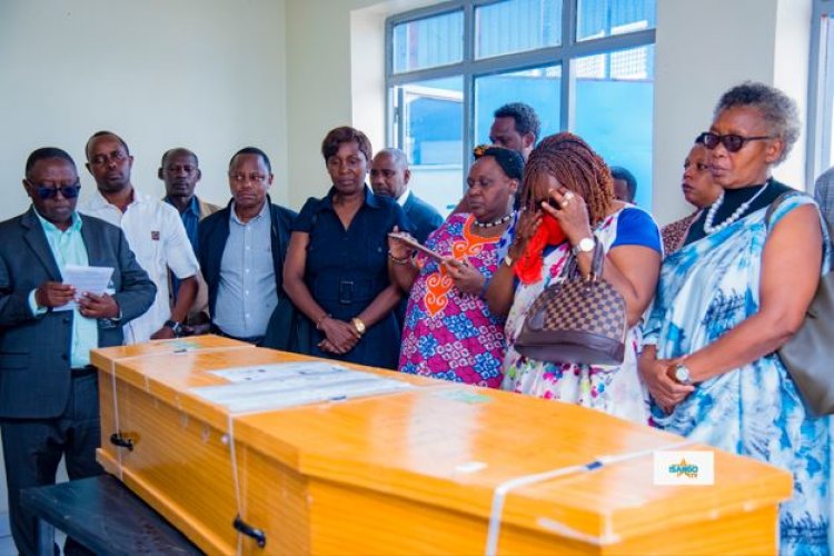 Umubiri wa Jean Lambert Gatare wagejejwe i Kigali (Amafoto) - Isango Star 91.5 Inyenyeri ...