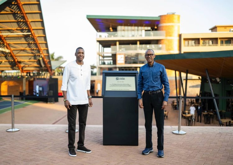 Perezida Kagame na Masai Ujiri bafunguye igikorwa cya Zaria Court ...
